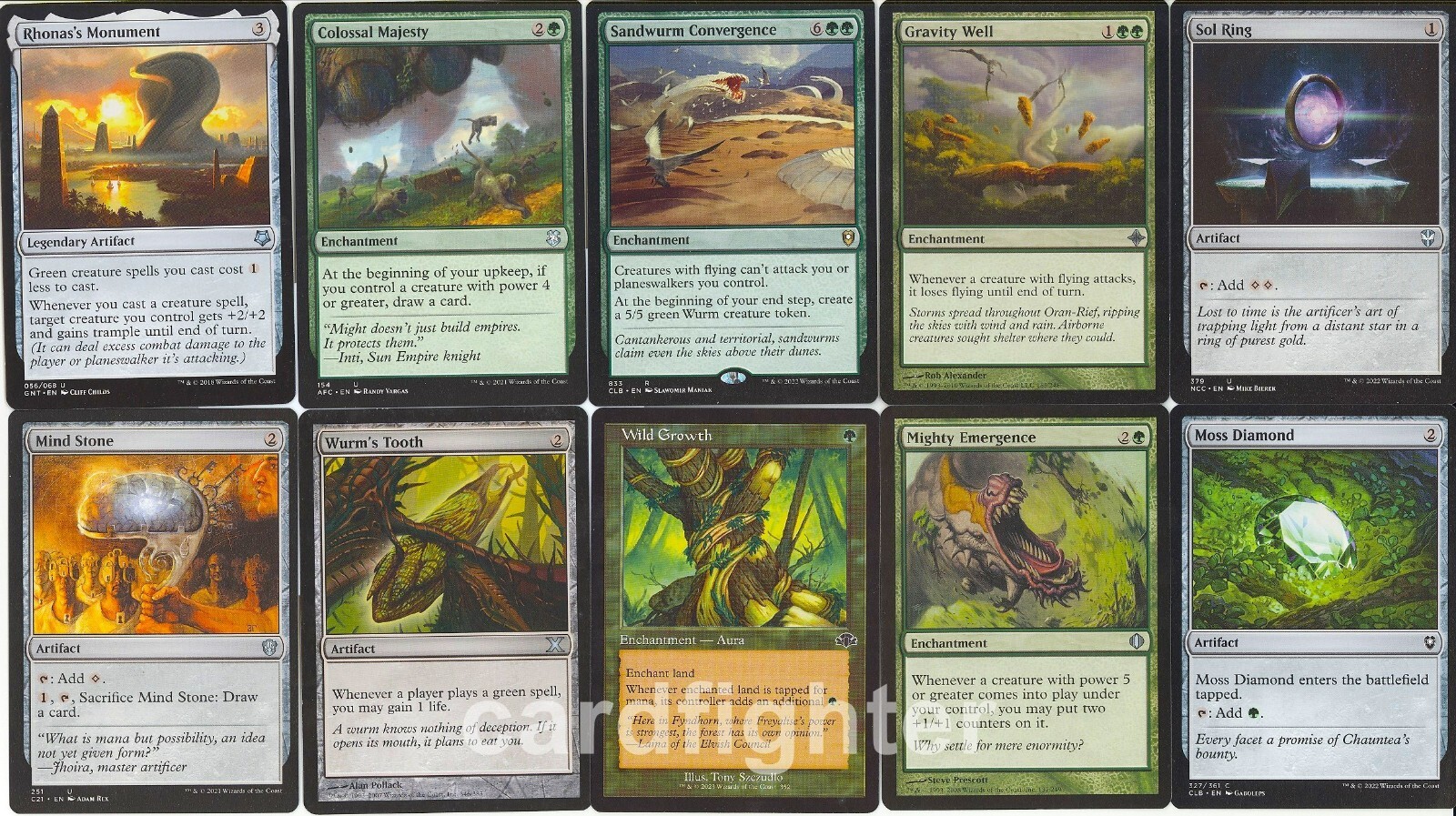 Wurm Tribal Commander EDH Deck - Baru, Wurmspeaker - MTG Magic | eBay