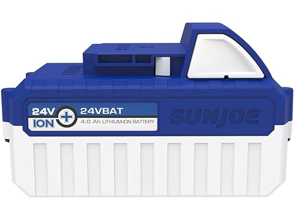 Snow Joe + Sun Joe iON+ 24VBAT EcoSharp 24V Lithium Ion Battery Pack 4 ...