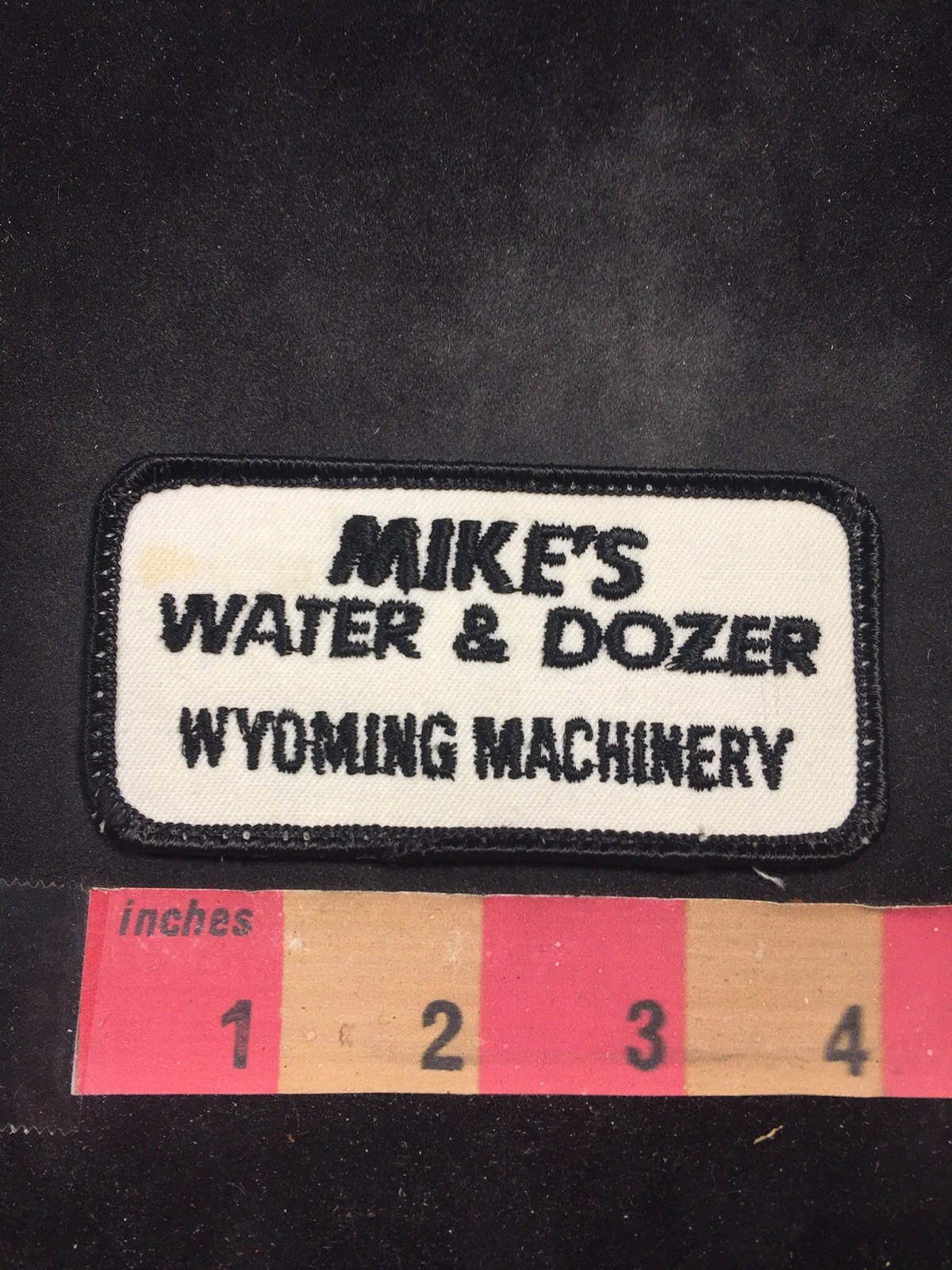 Vintage MIKE’S WATER & DOZER WYOMING MACHINERY Advertising Patch 91NF ...