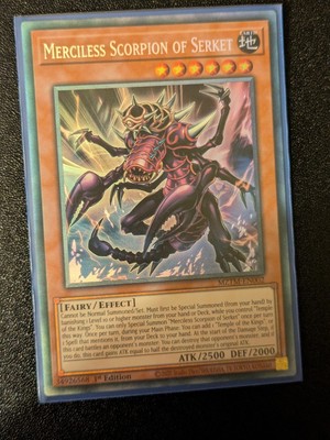 MZTM-EN002 Merciless Scorpion of Serket : Collector's Rare Card : 1st ...