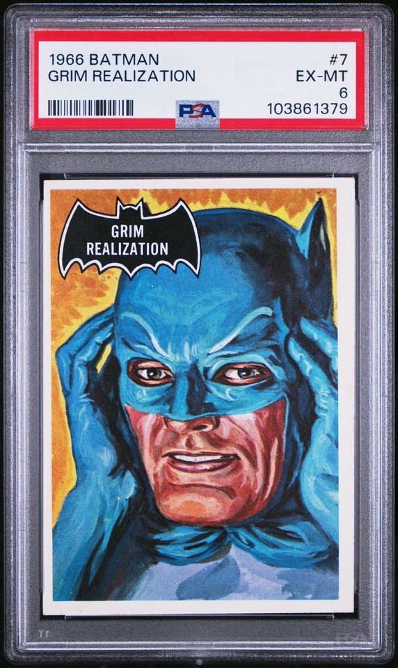 1966 Topps Batman. Black bat cards. Entire Set. PSA Graded. 55 Cards | eBay