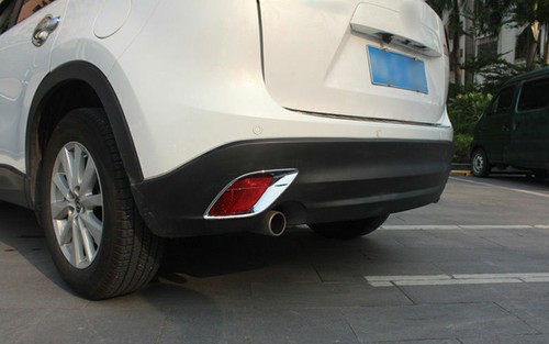 New For Mazda CX-5 2013-2016 Chrome Rear Bumper Fog Light Tail Lamp ...