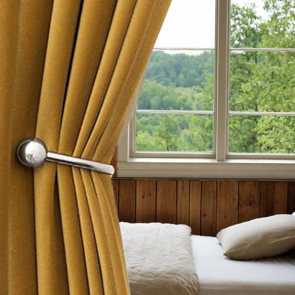 Eclovane Curtain Tie Back Hooks Wall Mounted Decorative Rust Resistant ...