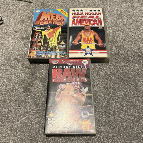 WWF Hulk Hogan VHS Wrestling Videos WWE Bundle Mega Matches Prime Cuts ...