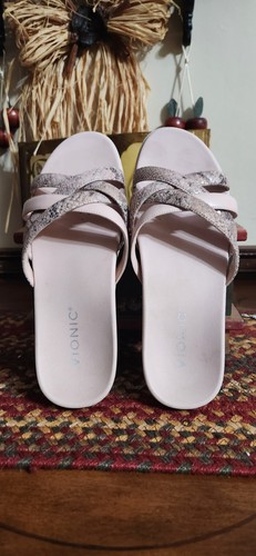 EUC Vionic Leather Strappy Faux Snake Print Sandal DAVA size 7M | eBay
