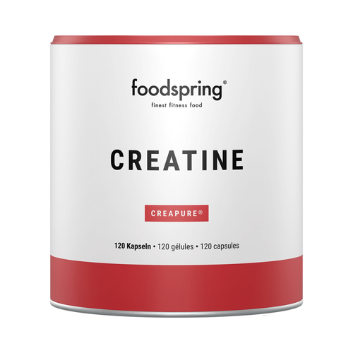 foodspring Creatine Creapure Capsules (120) Unflavoured - Creatine ...