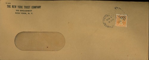 1932 New York Trust Company Envelope | eBay