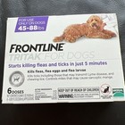 Frontline Plus Tritak Best Flea Tick mange Remedy | Dogs 45-88 lbs | 6 ...