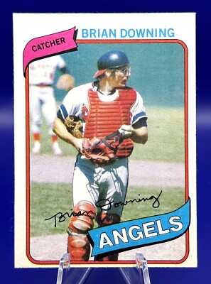 1980 Topps BRIAN DOWNING #602 California Angels | eBay