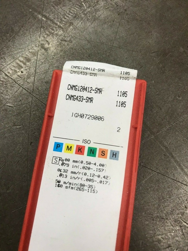 2 NEW SANDVIK CNMG 12 04 12-SMR 1105 T-MaxⓇ P insert for turning ...