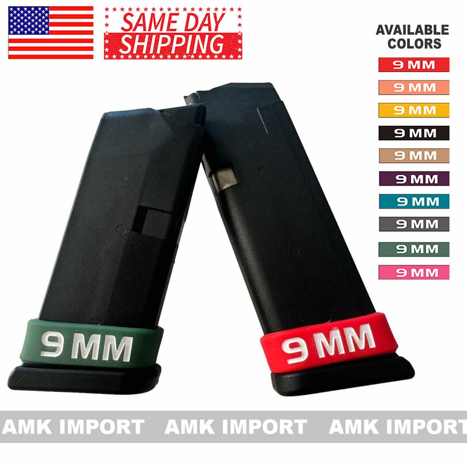 9MM Pistol Extended Magazine ID Marking Bands Mag Identification ...