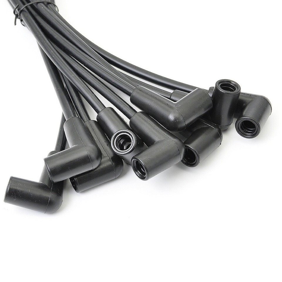 HEI Ignition Distributor w/ Spark Plug Wires & Pigtail For Chevy SBC ...