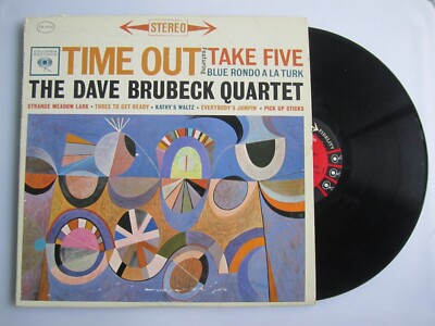 LP 12" Time Out Dave Brubeck Quartet 1961 Stereo Vinyl CS 8192 Columbia ...