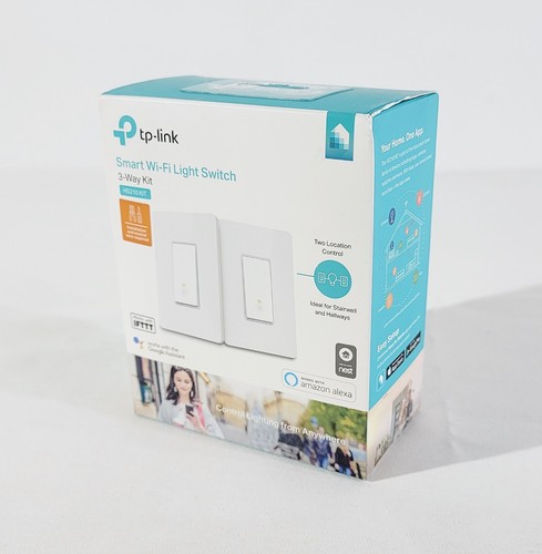 NEW (2 Switches) TP-Link Kasa Smart Wi-Fi Light Switch 3 Way HS210 KIT ...