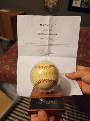 Ryne Sandberg Autographed Signed Baseball | eBay