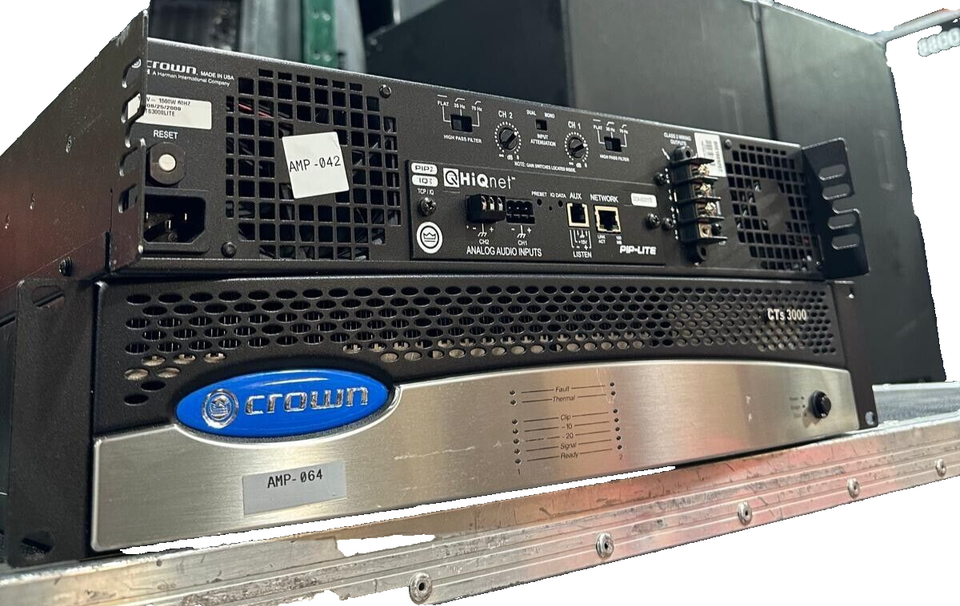 Crown CTS 3000 2 W/IQ-PIP-LITE CARD Channel Power Amp (One)THS | eBay