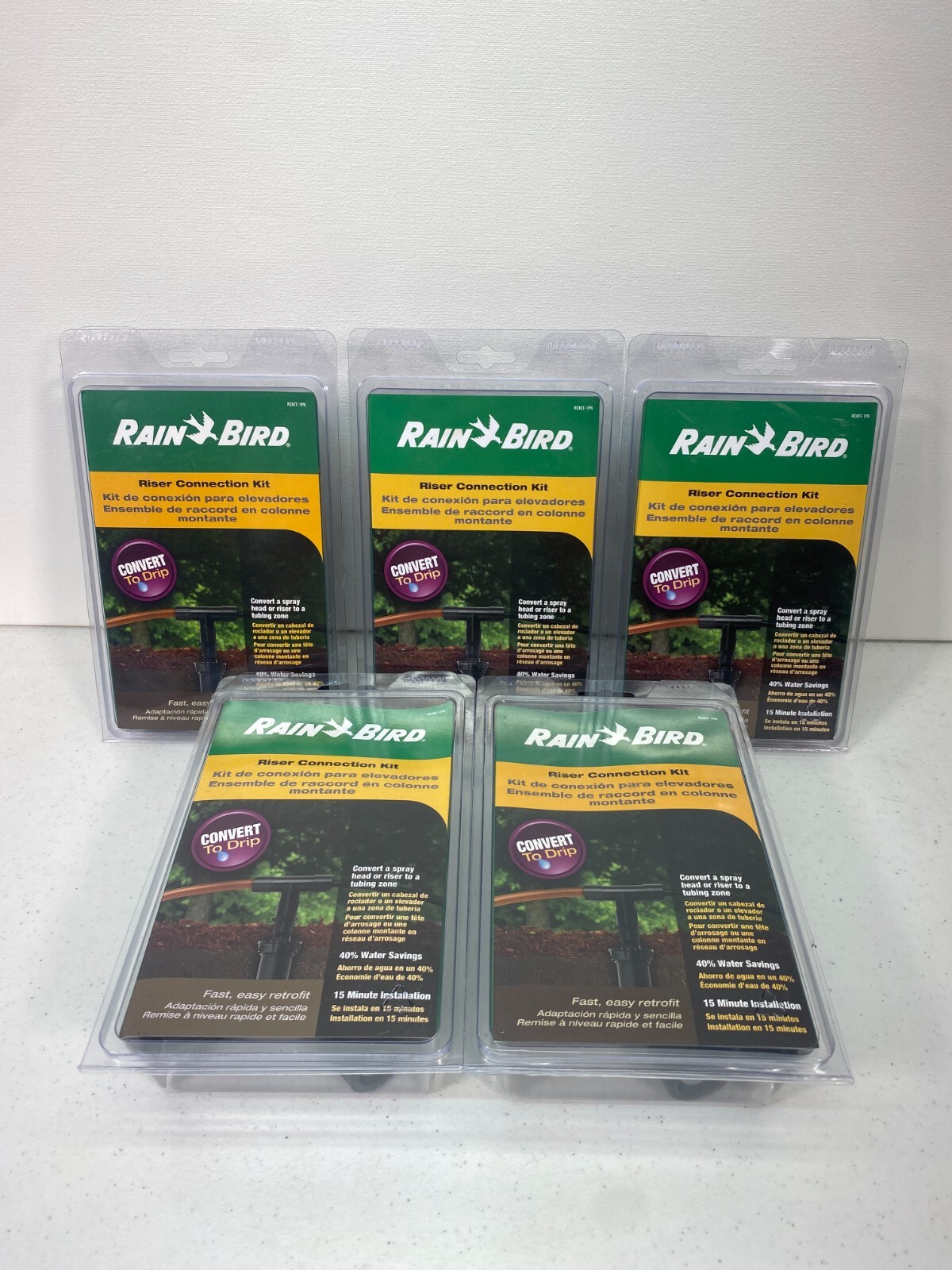Rain Bird Connection Riser Kit Convert To Drip RCKIT - Lot of 5 | eBay