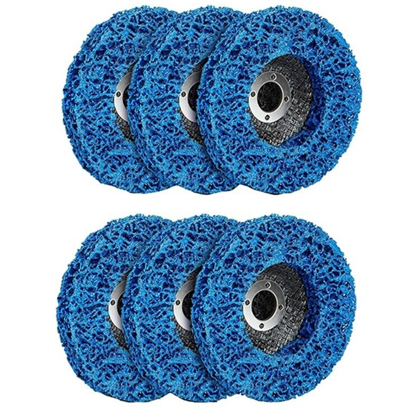 6Pcs 100mm Angle Tool Paint Stripping Disc Wheel Rust Stripper Strip ...