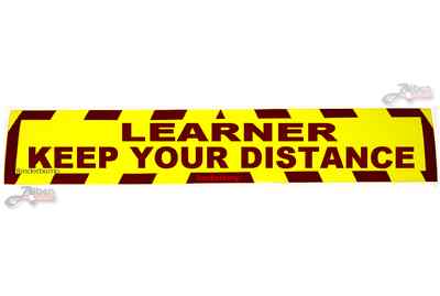 Magnetic LEARNER DRIVER Sign KEEP YOUR DISTANCE Ideal Safety With Your ...