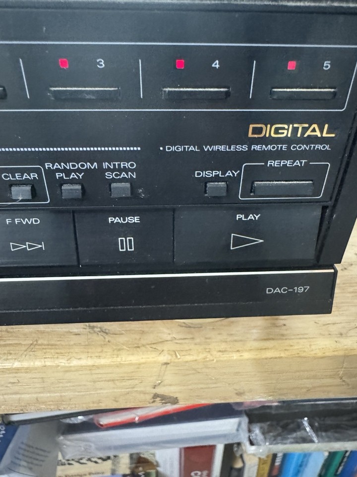 Fisher Compact Automatic Disc Changer DAC-197 (Parts/Repair)With Remote ...