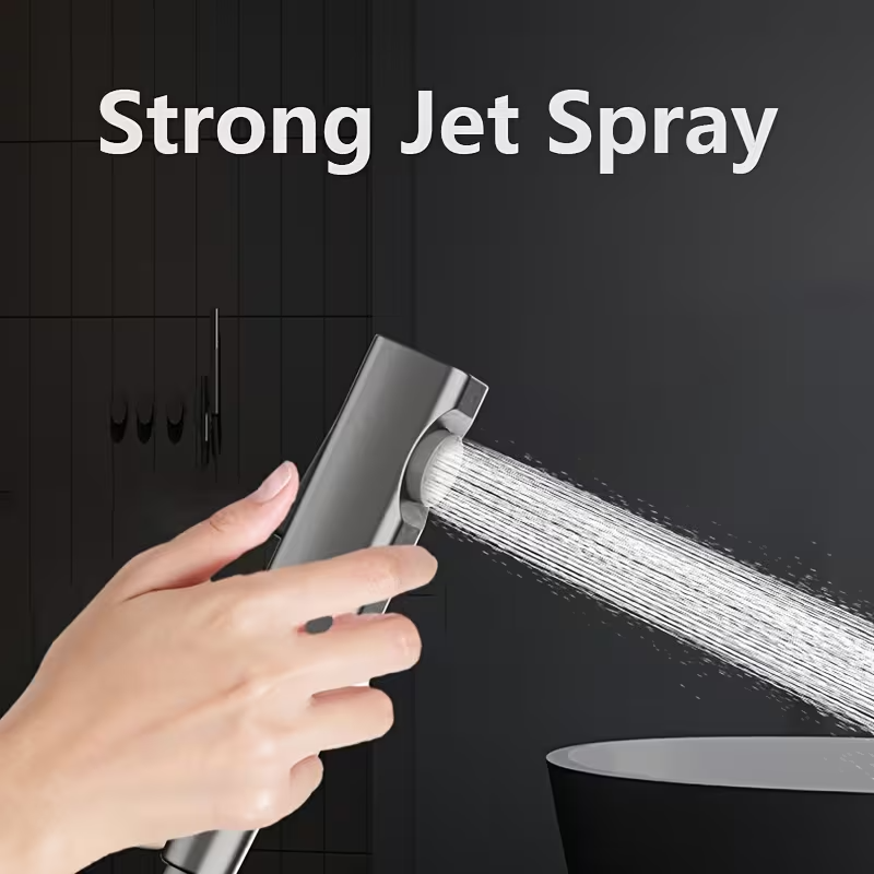 4 Function Titanium Grey Shower Panel System Rainfall Handheld Mixer ...