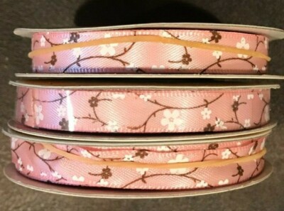 Celebrate It Ribbon #139285 Lite Pink 3/8" x 84 Feet Lot of 3 each Free ...