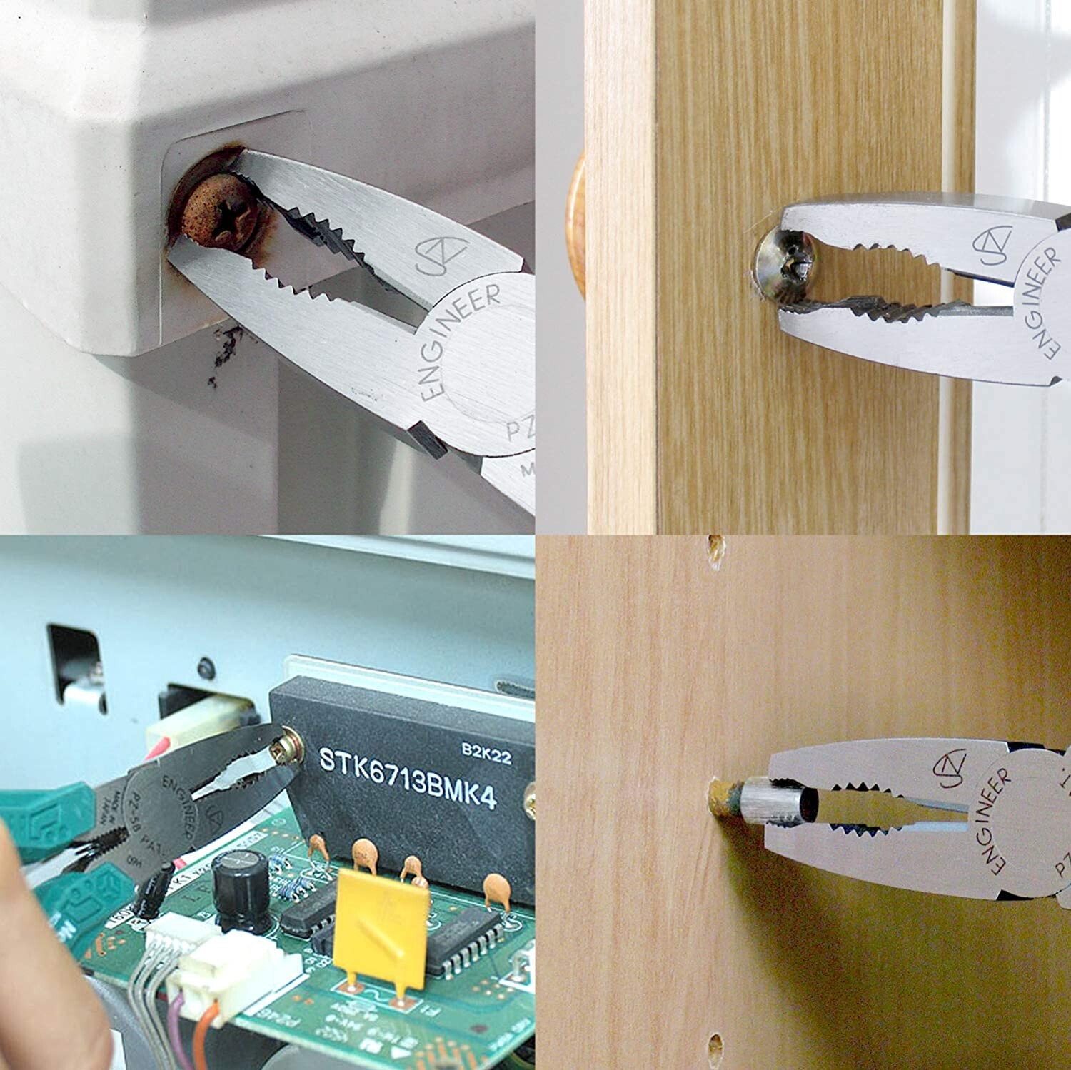 ENGINEER Screw Removal Pliers Neji-saurus Set PDS-01 (PZ-58/DBZ-50B ...