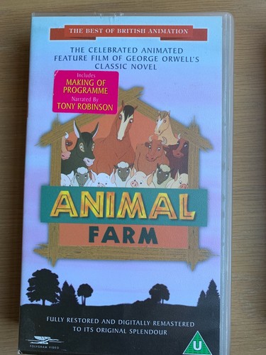 George Orwell's Animal Farm VHS video cassette | eBay