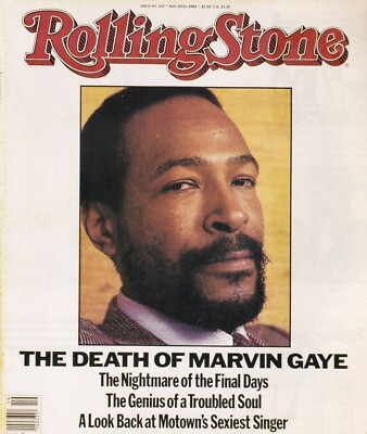 Marvin Gaye, Rolling Stone Cover, 1984 - Mini Poster/Book Clipping ...