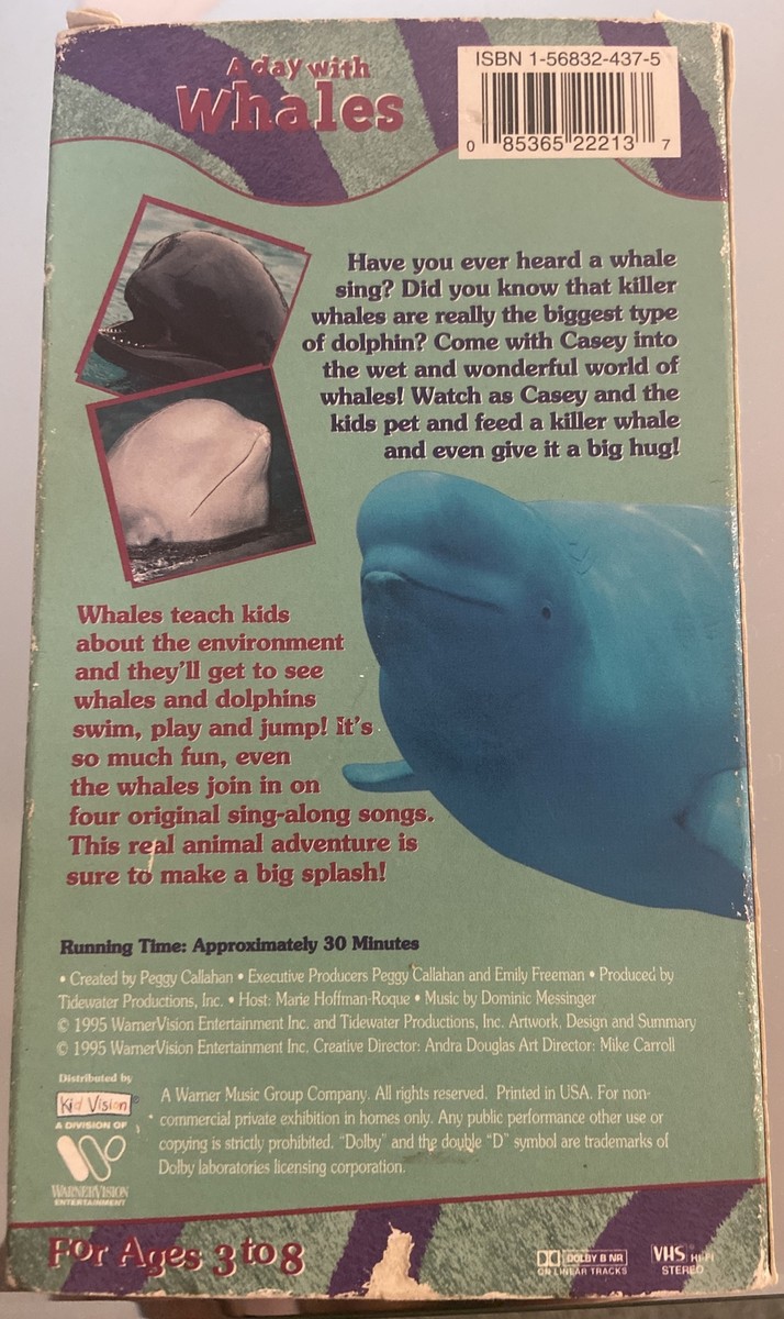 Real Animals Day With Whales Vhs B 85365222038 Ebay Winnie The Pooh U