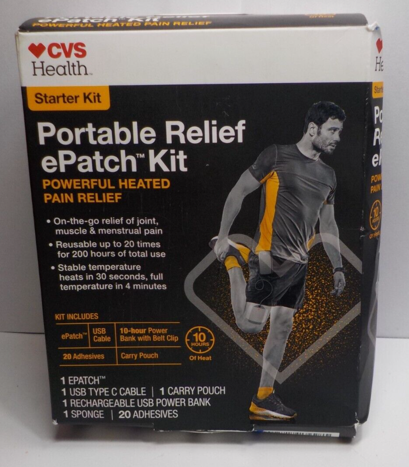 2 boxes CVS Health- Portable Relief ePatch Starter Kit + Portable ...