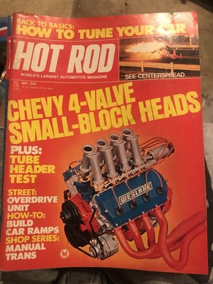 VINTAGE HOT ROD Magazine Drag Racing MAY 1974 | eBay