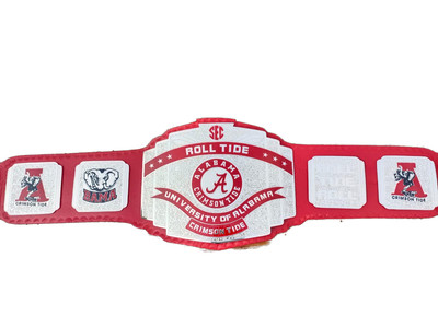 Alabama Crimson Roll Tide Championship Belt 2MM Brass | eBay