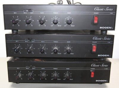 Bogen Model C60 C100 Classic Series 100W Public Address Amplifier C-60 ...