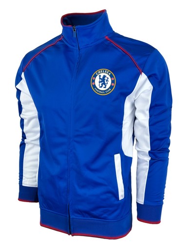 Chelsea FC Rhinox Full-Zip Jacket Blue White Red Trim Licensed Football ...