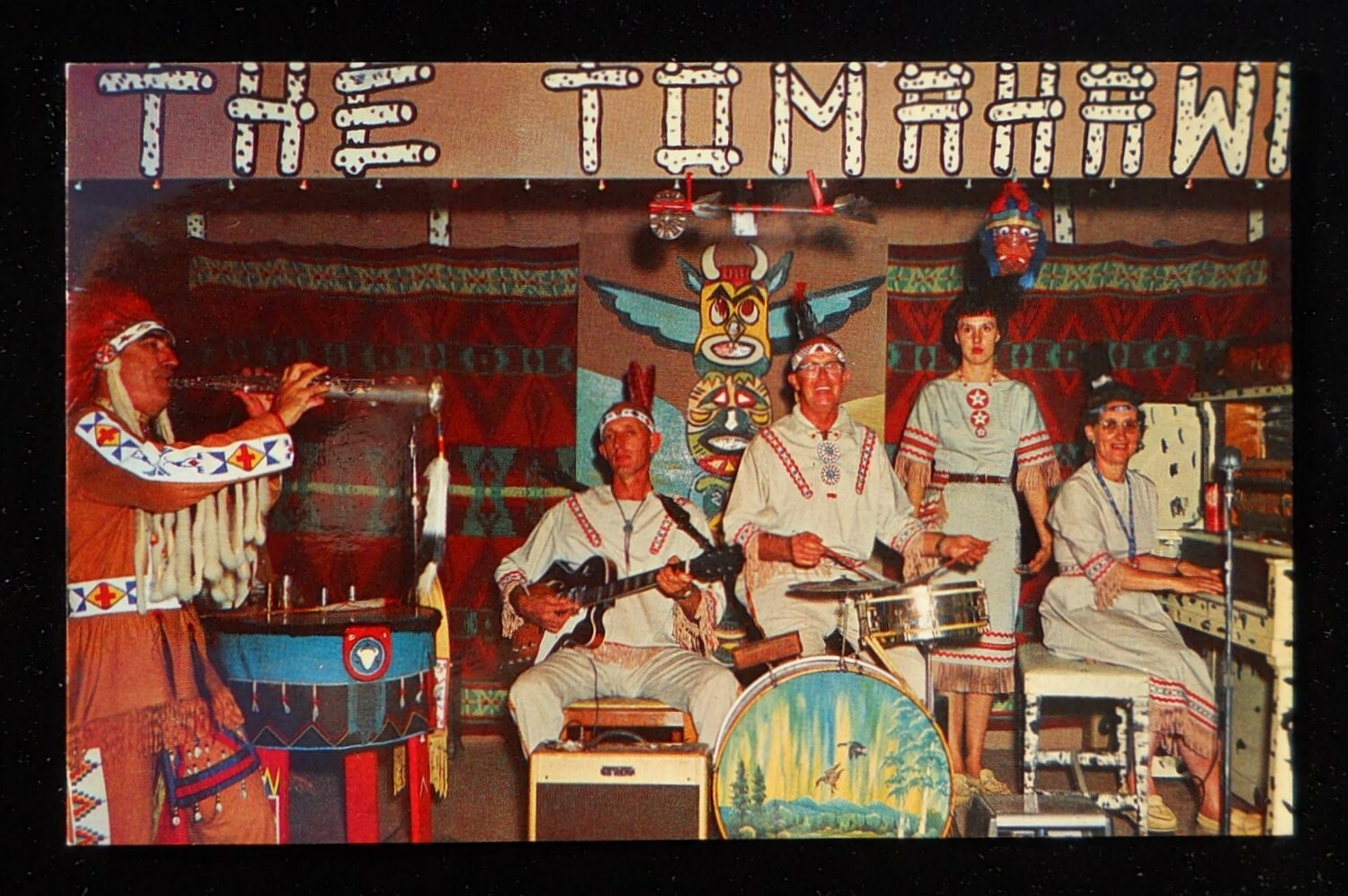1960s The Tomahawks Music Band Chief Sindler Cherokee Club Black River ...
