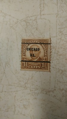 USA STAMP 1930 Harding 1-1/2 Cent Brown Stamp CHICAGO Illinois Rare | eBay