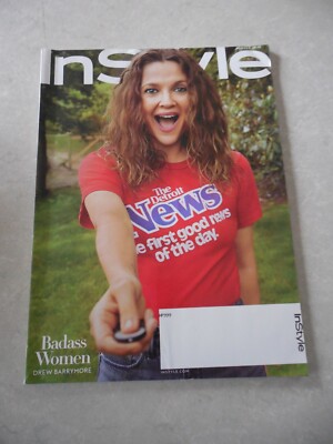INSTYLE Magazine, AUGUST 2020, DREW BARRYMORE Cover, NORA ZEHETNER ...