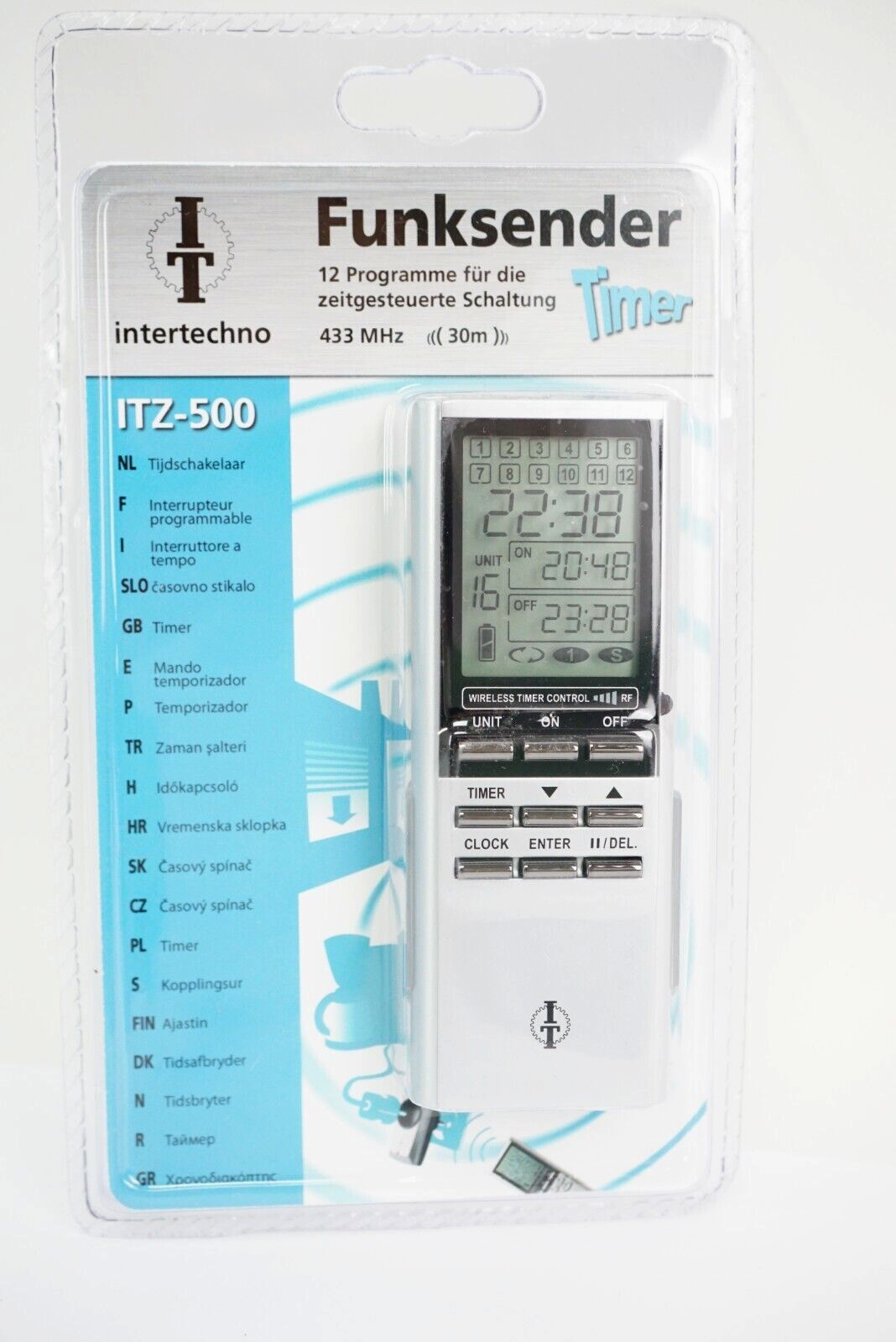 Intertechno Itz-500 Funk-timer Handsender Rolladen online kaufen | eBay