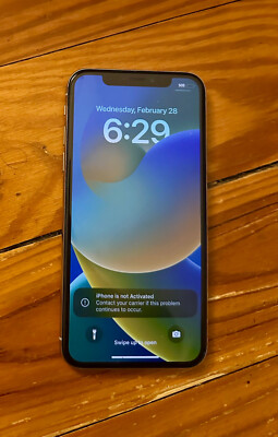 Apple iPhone X - 64 GB - Silver (T-Mobile) | eBay