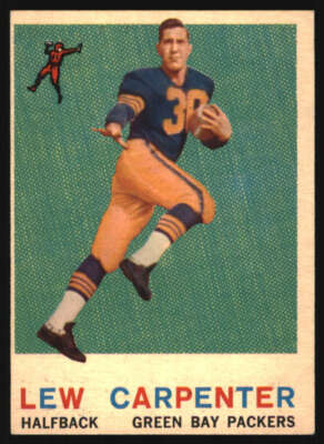 1959 Topps #95 Lew Carpenter EX/EX+ RC Rookie Packers 572497 | eBay