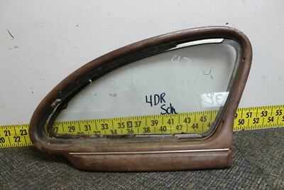 OEM LH Left Rear Quarter Vent Window Glass 1940-48 Dodge (DG8) | eBay