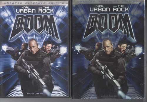 Doom (2005 Unrated WS DVD) Dewayne Johnson Karl Urban Rosamund Fantasy ...