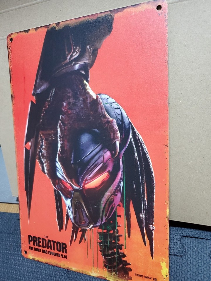 Predator Movie Retro Tin Sign Metal Sign American Garage Import | eBay