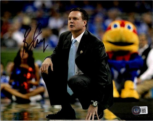 BILL SELF SIGNED 8X10 PHOTO BECKETT BAS COA KANSAS JAYHAWKS 1 | eBay