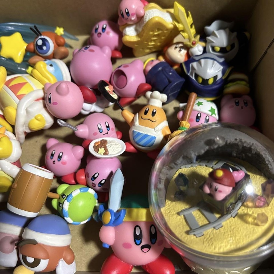 Kirby Super Star Mini Figure lot of 30 Set sale King Dedede Waddle Dee ...