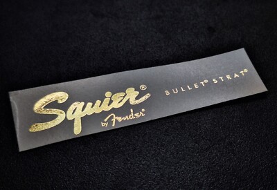 Squier Bullet Strat By Fender Waterslide Headstock Decal Decal Solid ...