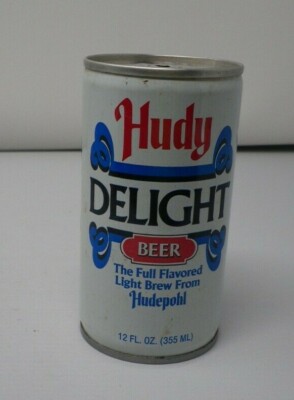 Vintage Hudepohl Hudy Delight Beer 12 Oz. Pull Tab Steel Beer Can | eBay