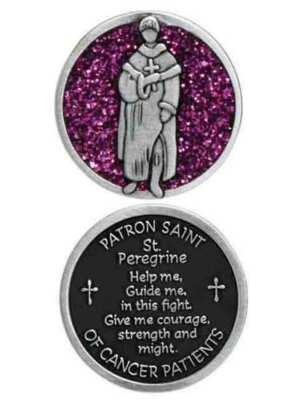 COMPANION COIN, SAINT PEREGRINE PATRON SAINT OF CANCER PATIENTS W ...