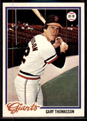 1978 Topps Gary Thomasson #648 San Francisco Giants | eBay